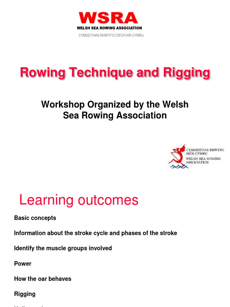 Rowing Technique and Rigging Essentials | PDF | Rowing | Rowing (Sport)