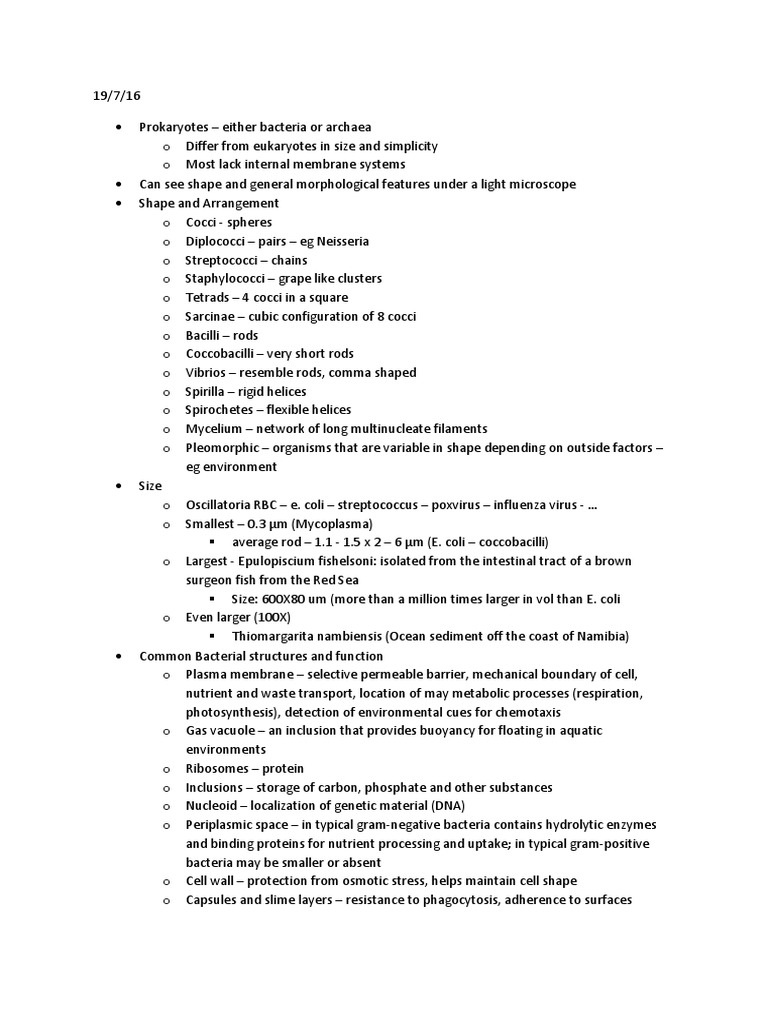Microbiology Lecture Notes | PDF | Bacteria | Growth Medium