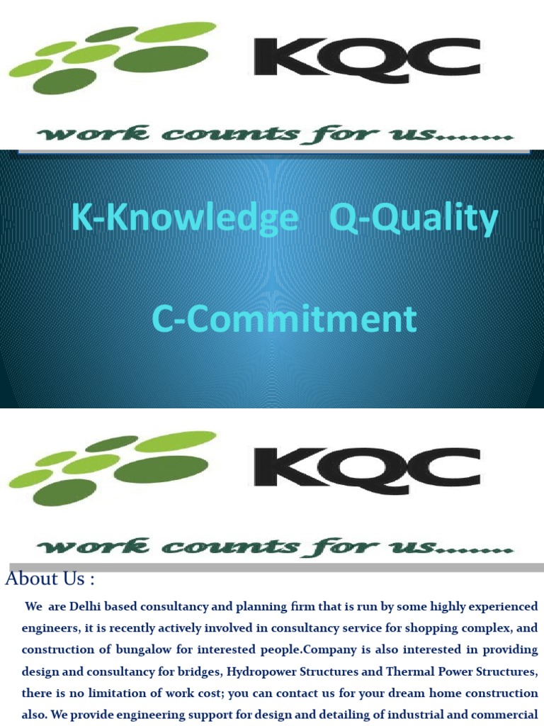 Presentation KQC Global Consultants | PDF | Engineer | Engineering