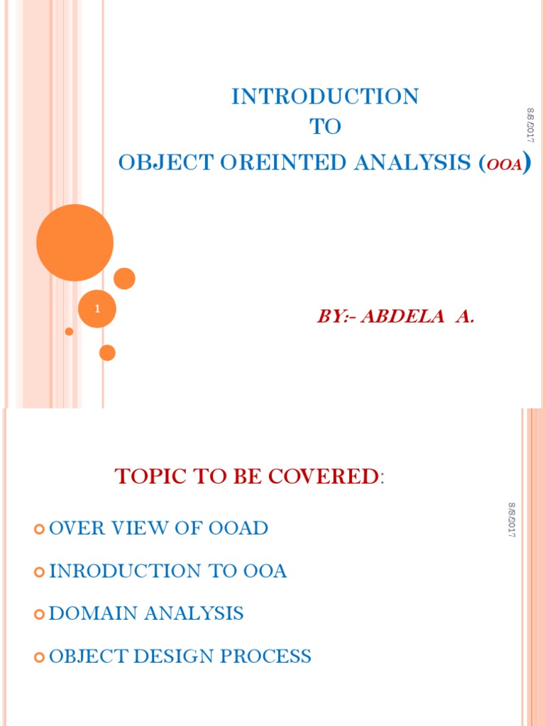 Object Oriented Analysis | PDF | Unified Modeling Language | Use Case