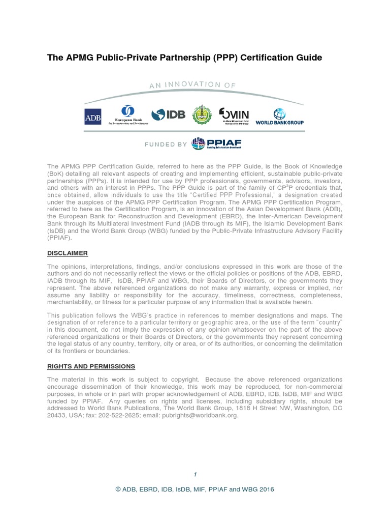 Chapter 3 Project Identification and PPP Screening PDF | PDF | Cost ...