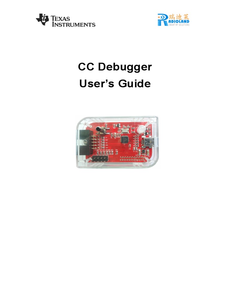 TI CCdebugger05 User Mannual | PDF | Usb | Booting