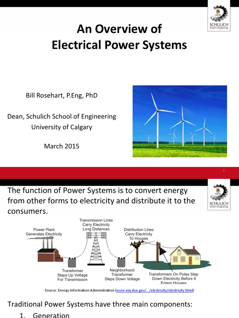 An Overview of Electrical Power Systems | PDF | Wind Power ...