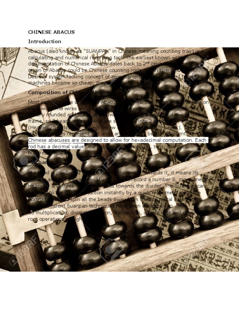 Abacus | PDF