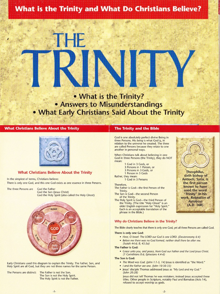 The Trinity | PDF | God The Father | Trinity