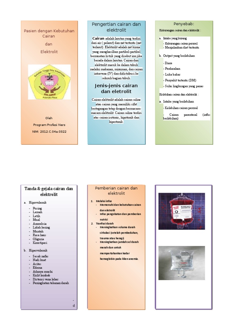 Leaflet Kebutuhan Cairan | PDF