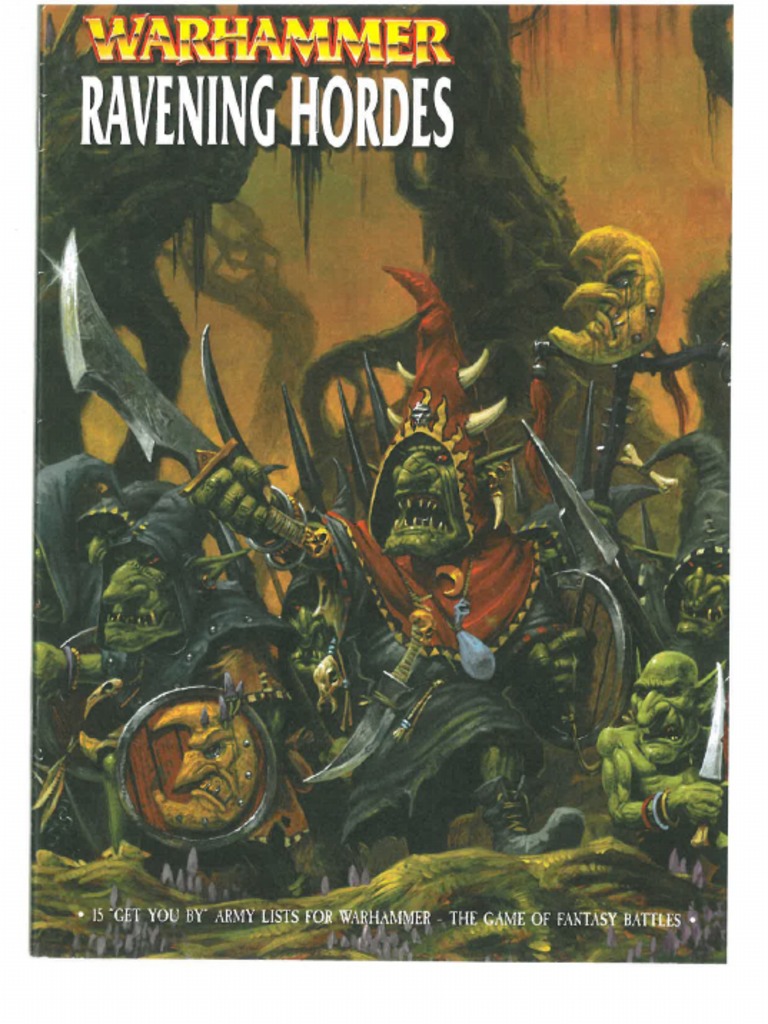 Warhammer 6th Edition Ravening Hordes PDF | PDF