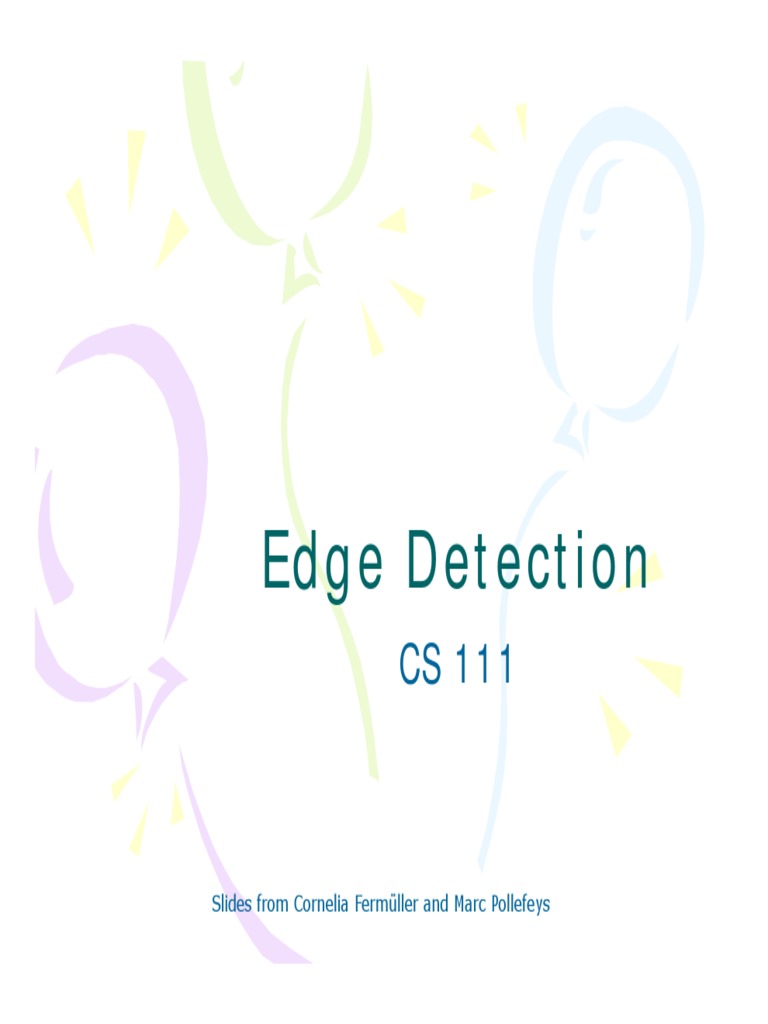 Edge Detect | PDF | Cybernetics | Graphics