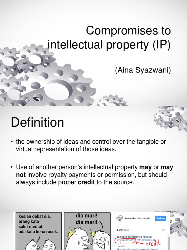 Compromises To Intellectual Property (IP) : (Aina Syazwani) | PDF ...
