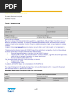 SAP Technical Specification Template | PDF