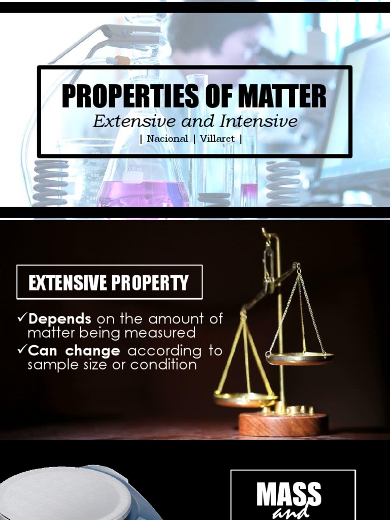 Intensive vs Extensive Properties Explained | PDF | Mass | Ductility