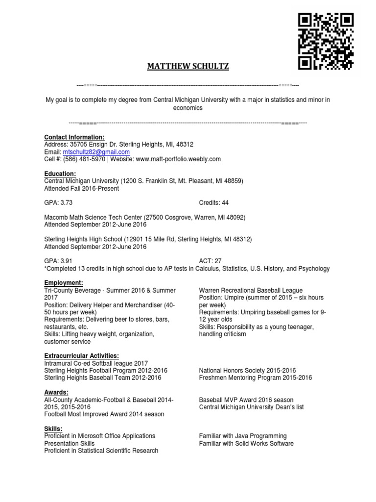 Schultz Resume | PDF | Business | Computing And Information Technology