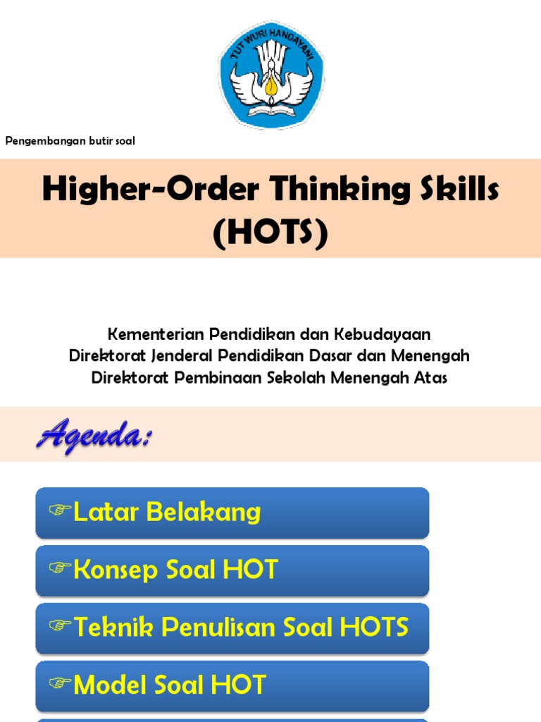 Penulisan Soal Berbasis Hots - Iwan | PDF | Karier & Perkembangan