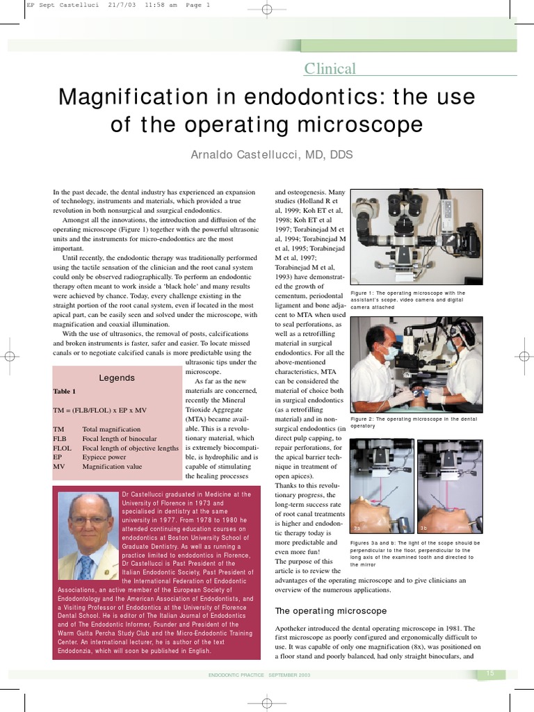2003-09 Magnification (Endod. Practice) | PDF | Lens (Optics) | Medicine