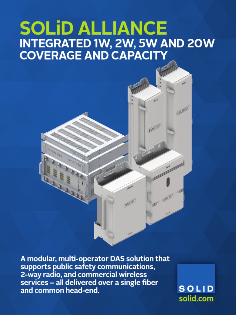 Solid Alliance Multi-Operator Das | PDF | Wireless | Multiplexing