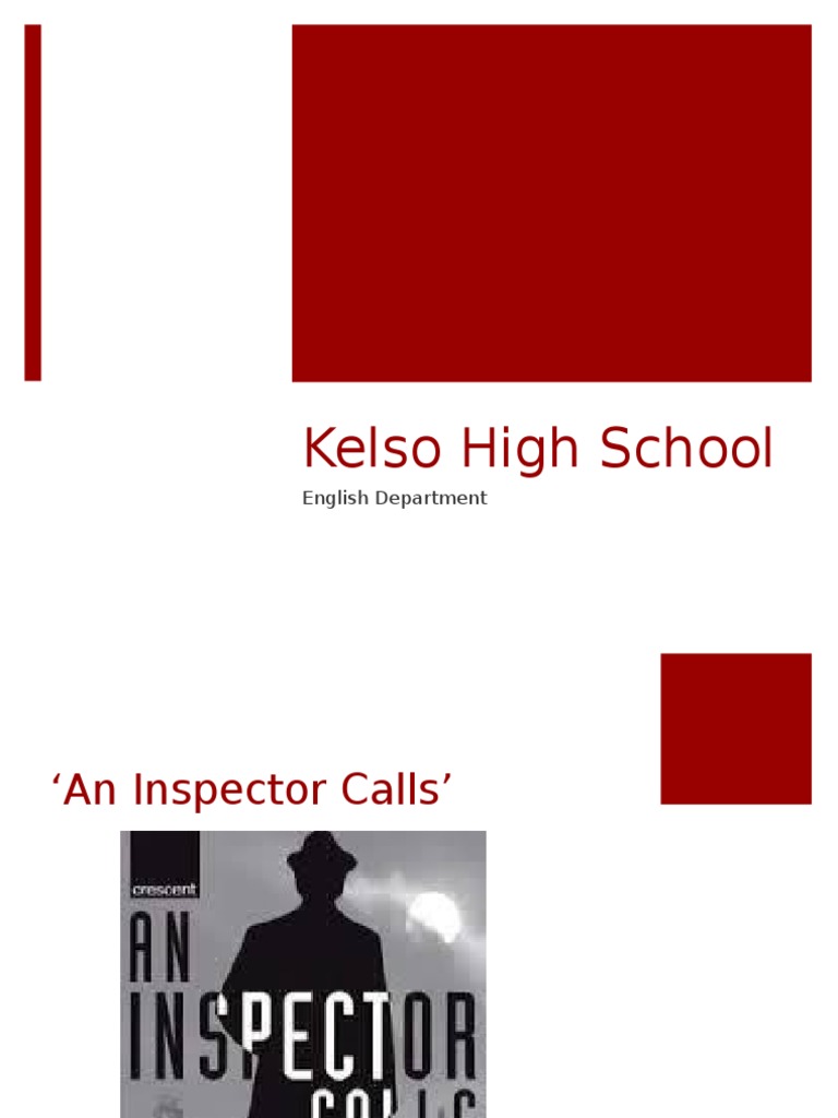 An Inspector Calls Introduction | PDF