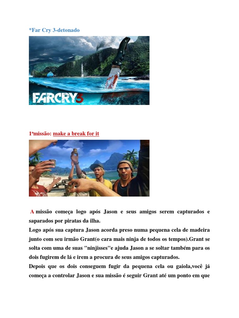 Far Cry 3 Pdf Pirataria Pôquer