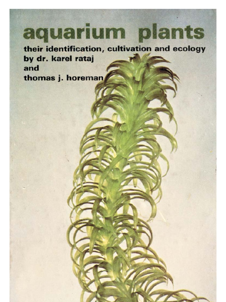 Aquarium Plants Their Identification Cultivation and Ecology | PDF
