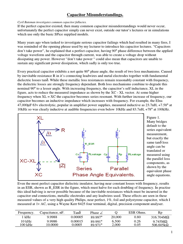 Cap+Sounds+C +bateman | PDF | Capacitor | Dielectric