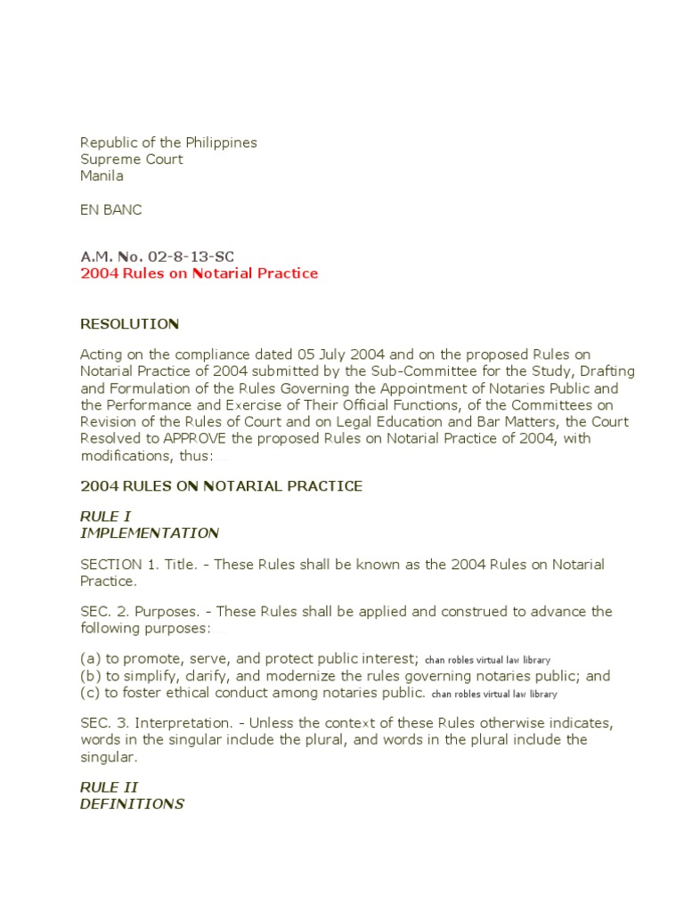 AM-02!08!13-SC 2004 Notarial Practice | PDF | Notary Public | Signature