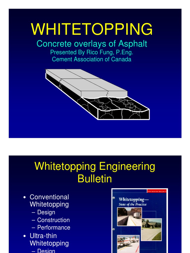White Topping | Road Surface | Road