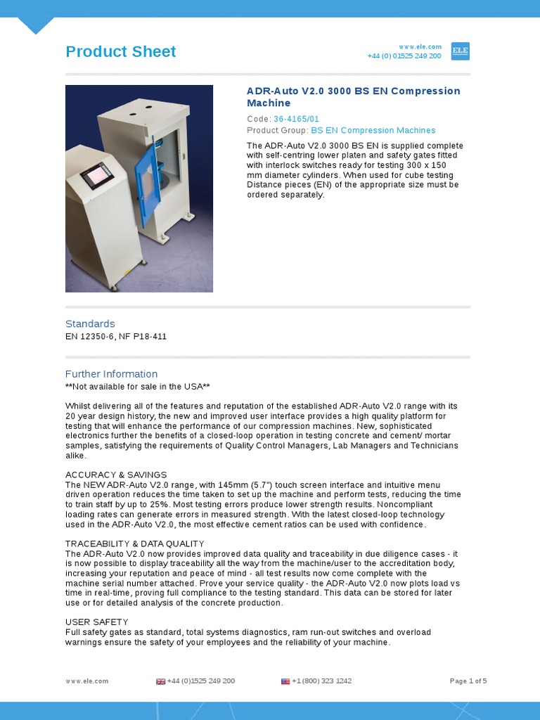 ADR-Auto V2.0 3000 Compression Machine | PDF | Data Compression | User ...