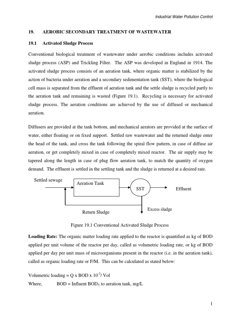 19 Aerobic Treatment Process | PDF | Sewage Treatment | Sewerage