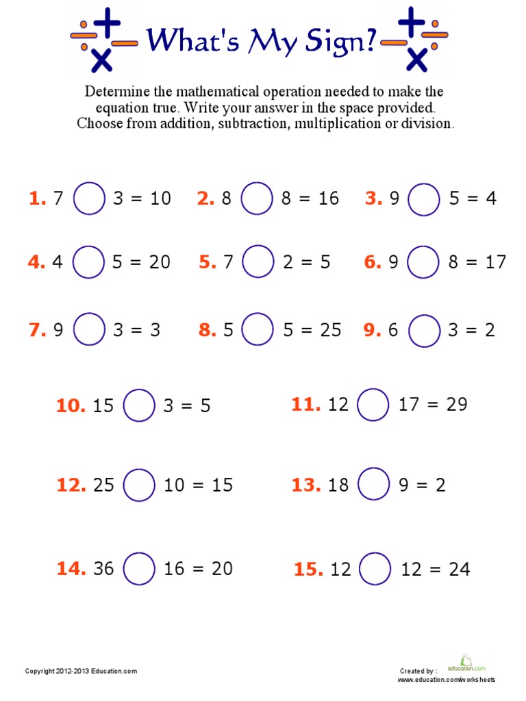 Math Operations | PDF