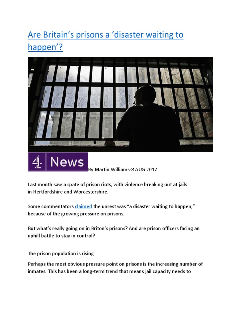 UK Prisons: Rising Pressure & Risks | PDF | Self Harm | Prison