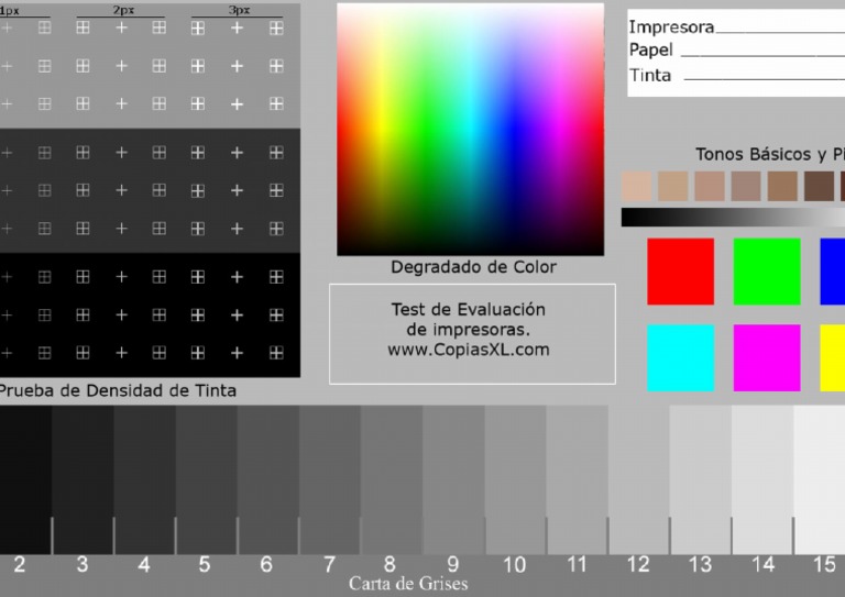 Test Impresora Color | PDF