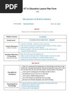 CBA Lesson Plan for 2nd Year Geography | PDF | Teachers | Lesson Plan
