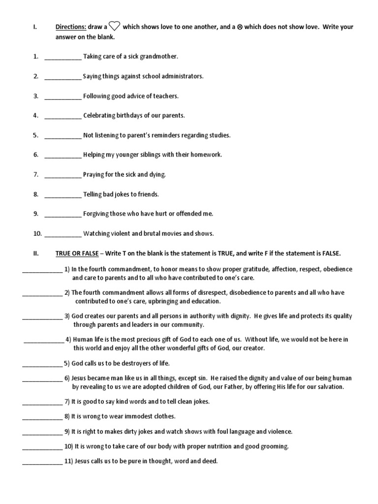 Third Quarter Exams Grade 4 Religion | PDF | Advent | Wreath