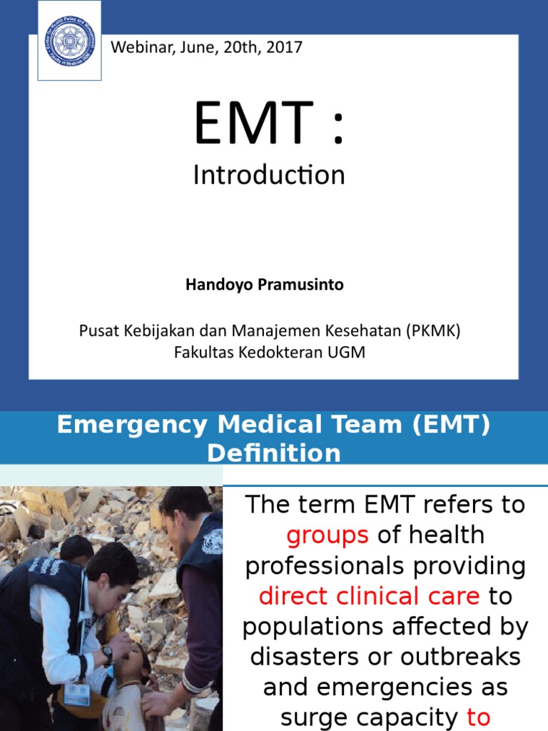 EMT Webinar 20 06 17 | PDF | Emergency Medical Technician | Patient