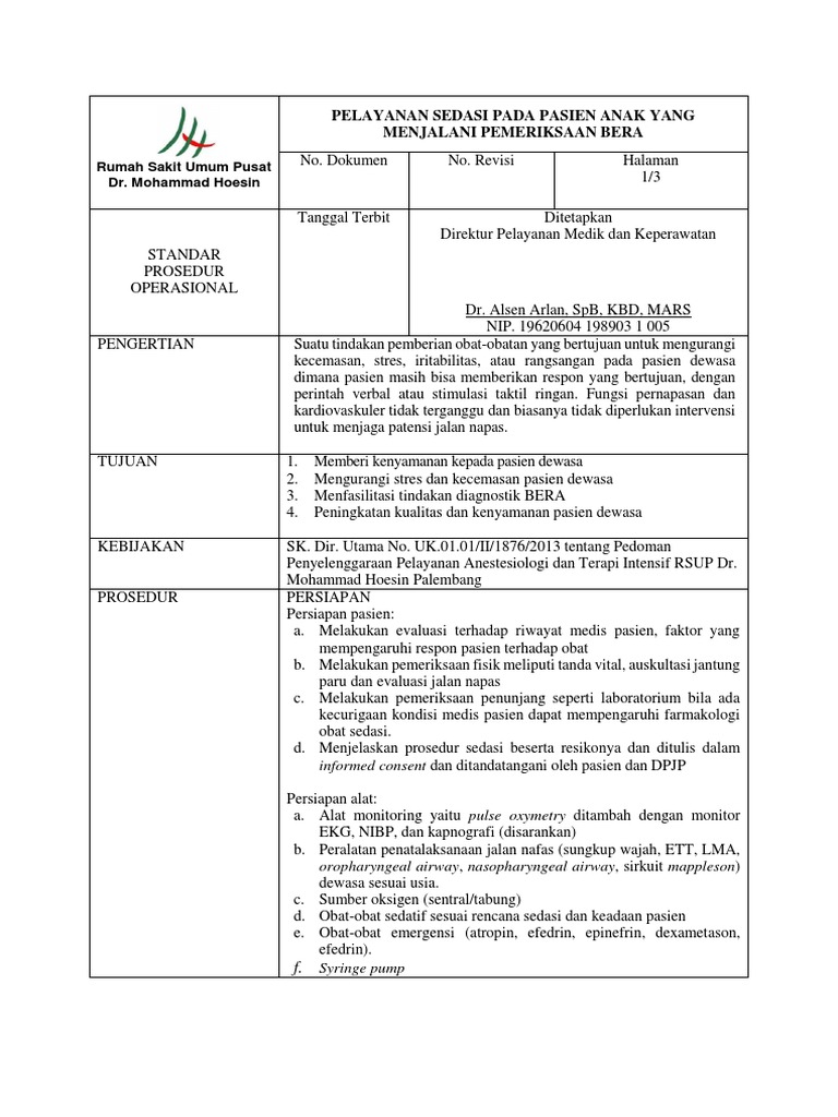 SPO SEDASI Anak Bera 14 Des | PDF