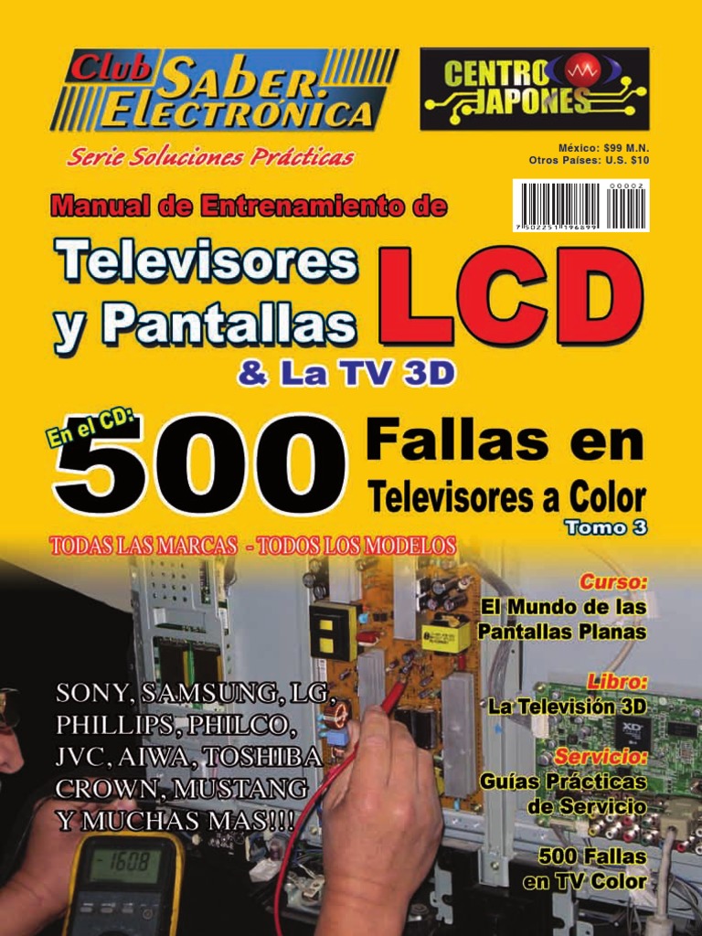 Manual de Entrenamiento de Televisores de Pantalla Plana de LCD | PDF ...