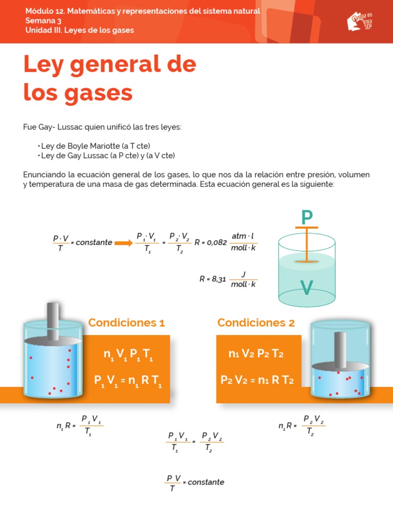 1b Ley General de Los Gases | PDF | Gases | Ingeniería mecánica