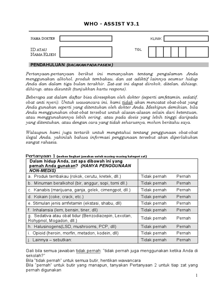 Form ASSIST v3.1 | PDF