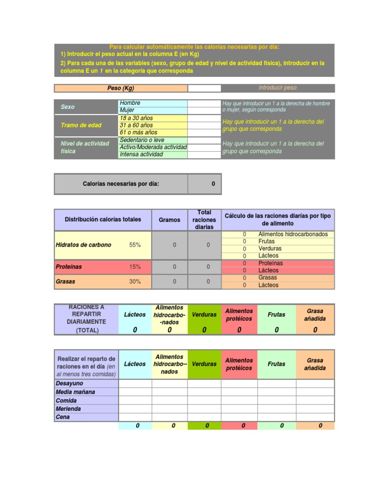 Calculadora Raciones | PDF | Productos lácteos | Proteínas Calculadora Raciones | PDF | Productos lácteos | Proteínas