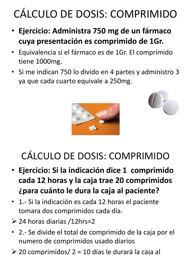Fracción de Comprimido | PDF