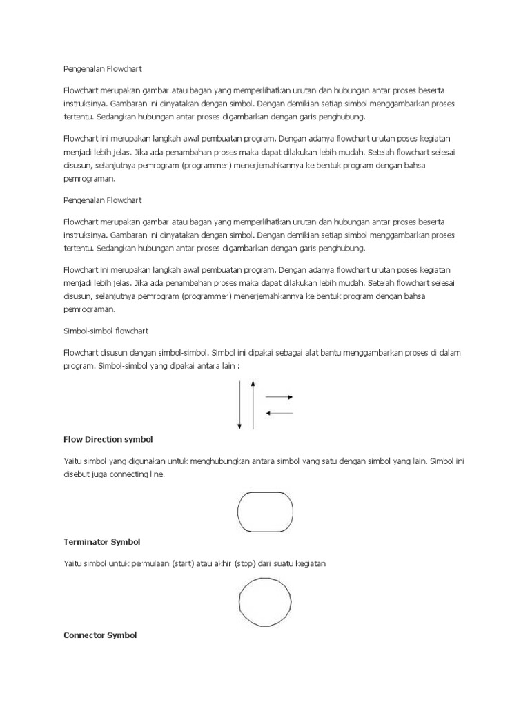 Pengenalan Flowchart | PDF