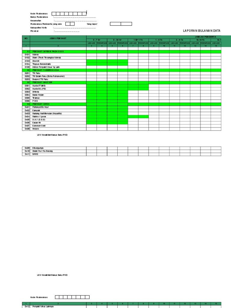 Form Lb1,Lb2,Lb3,Lb4