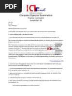 Computer Operator Practical Exam PowerPoint Questions Collection | PDF | Microsoft Power Point ...