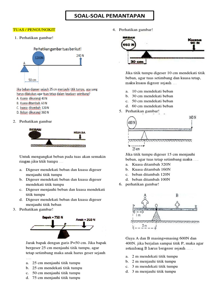 Contoh Soal Un SMP Hitungan | PDF
