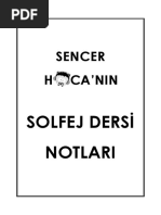 Solfej Kitabı 1 | PDF
