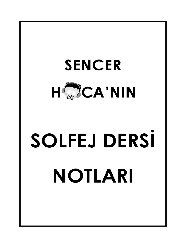 Solfej Ders Notları PDF | PDF
