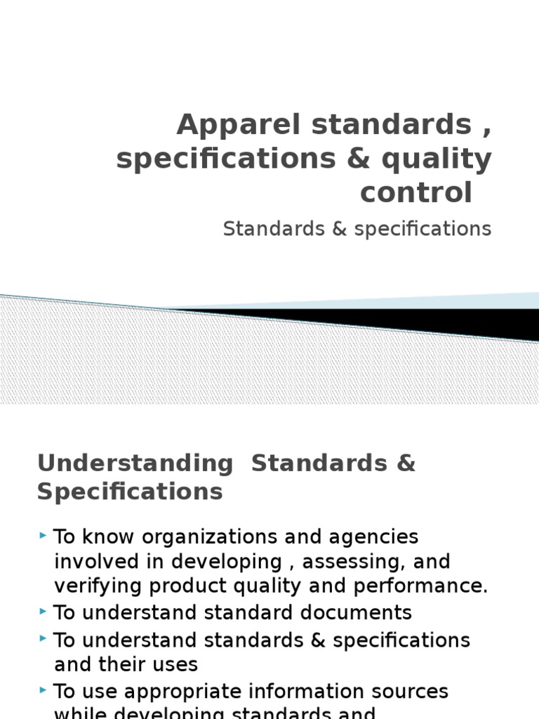 2.standards & Specifications | PDF | Specification (Technical Standard ...
