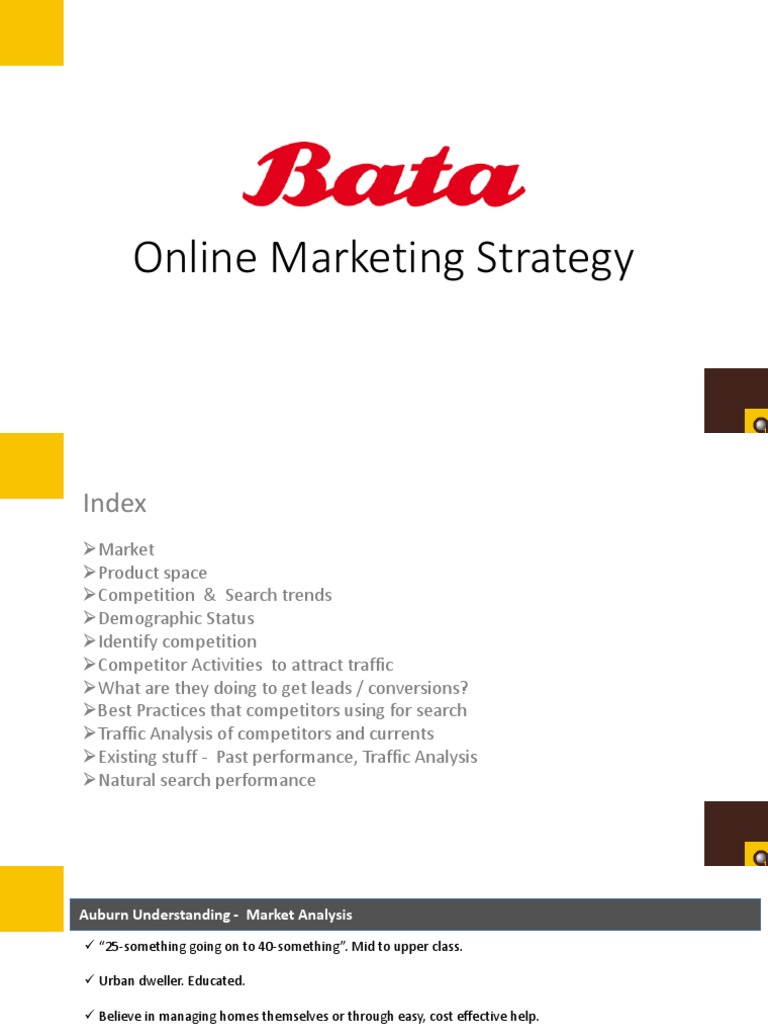 Bata Online Marketing Strategy | PDF | Search Engine Optimization ...