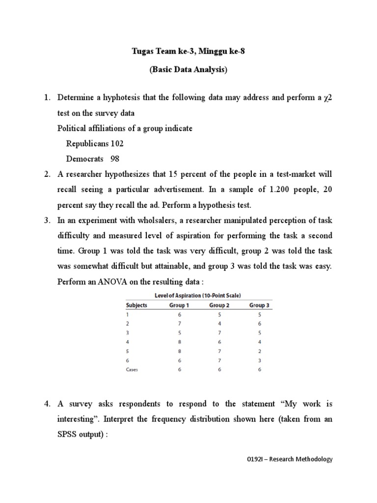 0192i - TK3 - W8 - S8 - R3 | PDF | P Value | Hypothesis