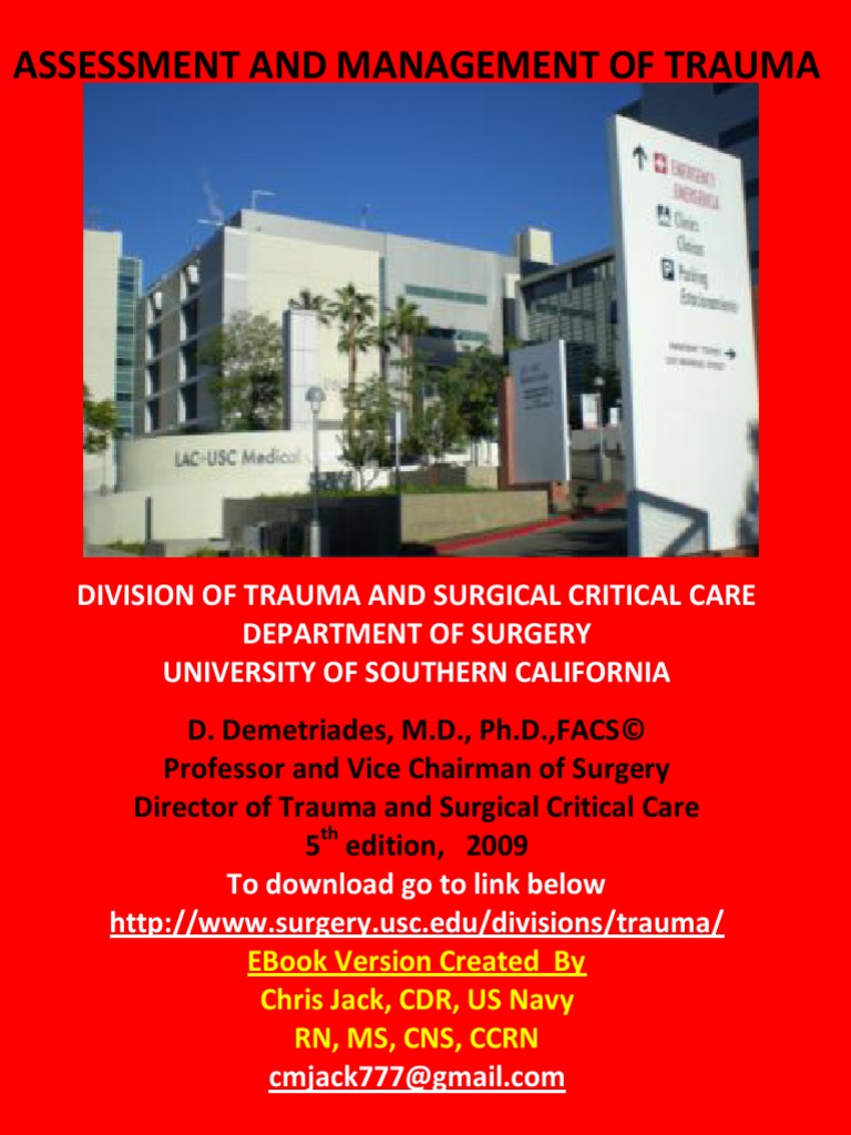 Redbook - ASSESSMENT AND MANAGEMENT OF TRAUMA PDF | PDF