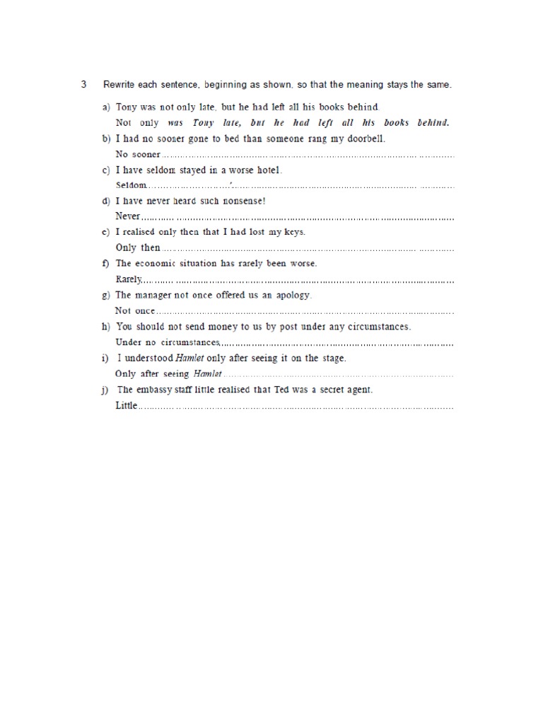 Inversion Exercises | PDF